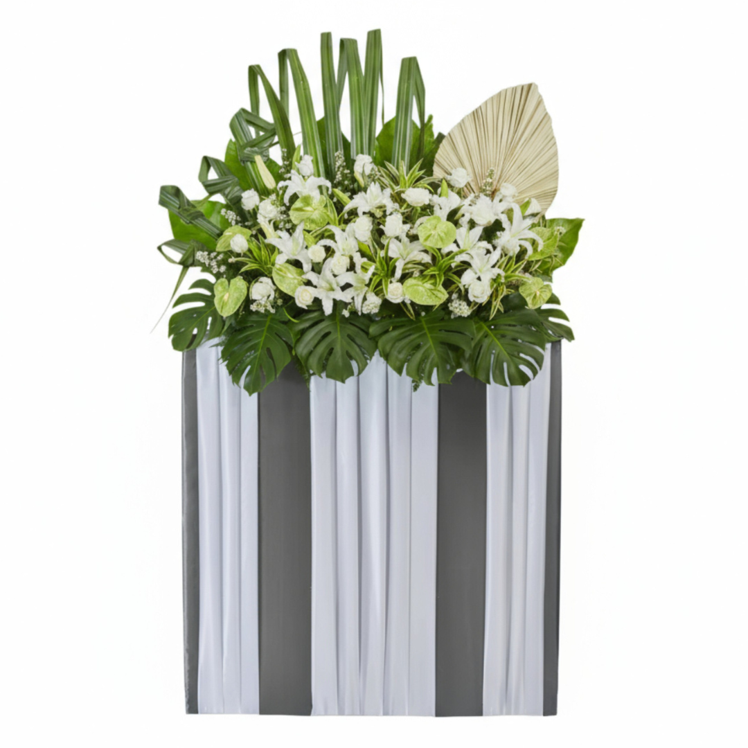 Verdant Remembrance – Sympathy Flower Stand | FarEastFlora.com ...